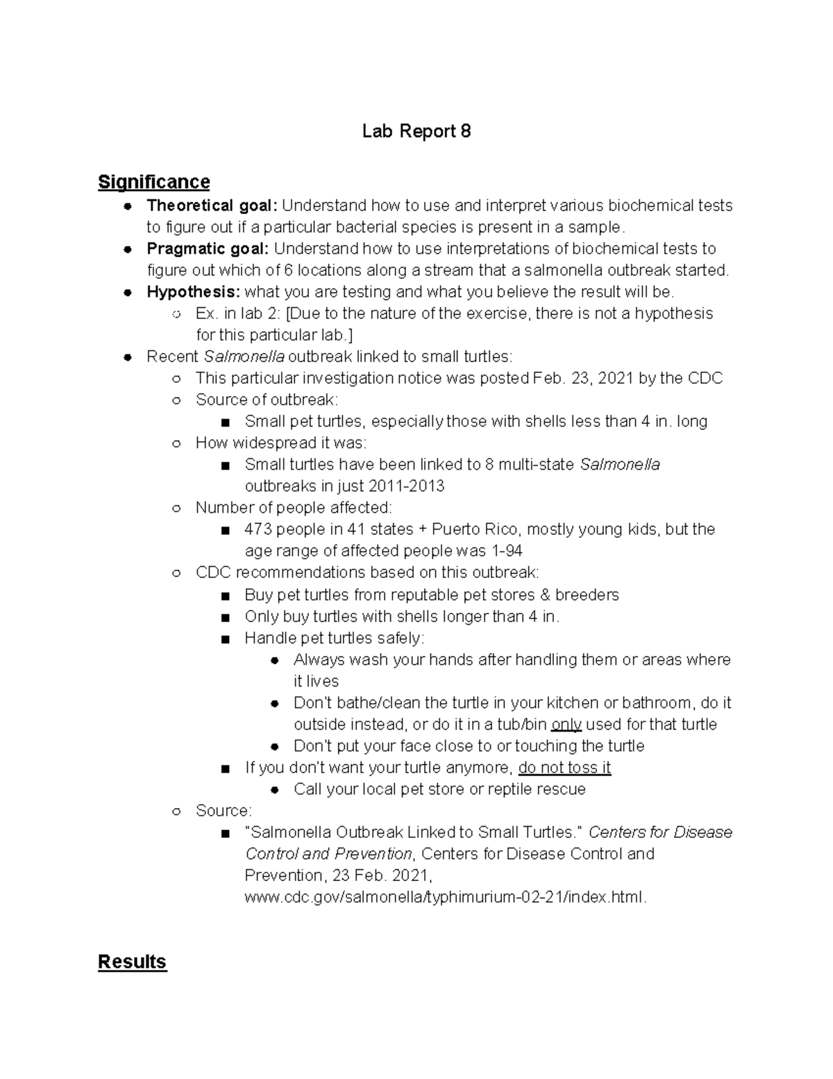 Completed Lab Report 8 - Lab Report 8 Significance Theoretical goal ...