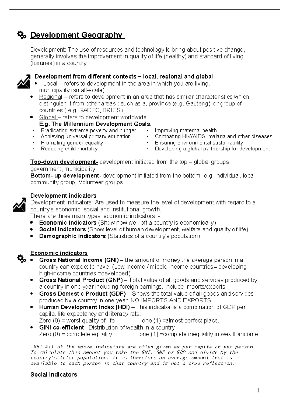 GEOG GR11 TERM 3 Controlled TEST: Development & Globalization Insights ...