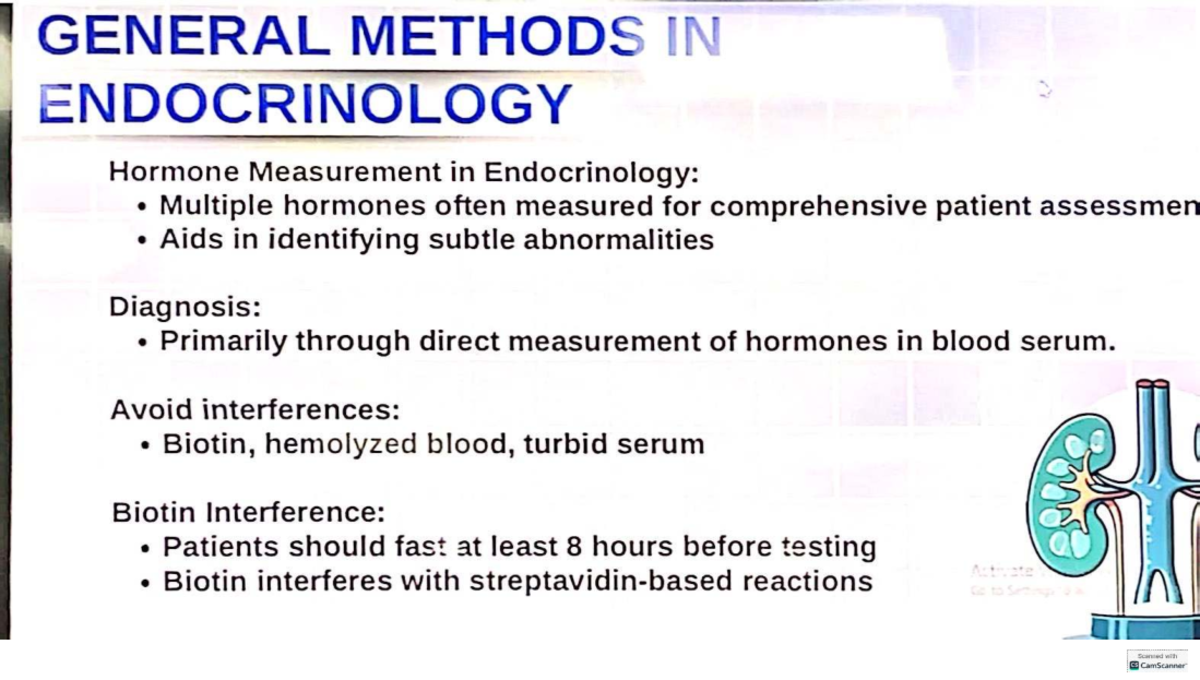 GENERAL METHODS IN ENDOCRINOLOGY: Hormone Measurement Techniques - Studocu