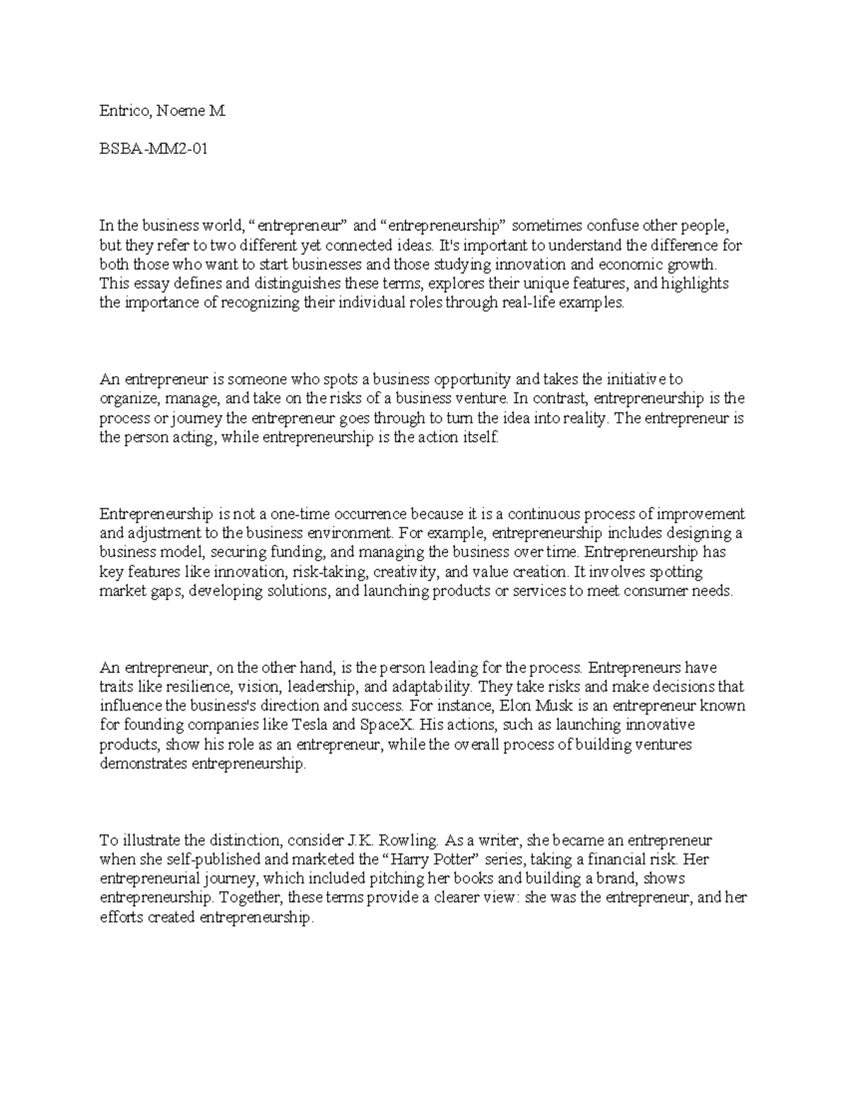 Entrepreneur vs. Entrepreneurship: Key Distinctions Explained - 500 ...