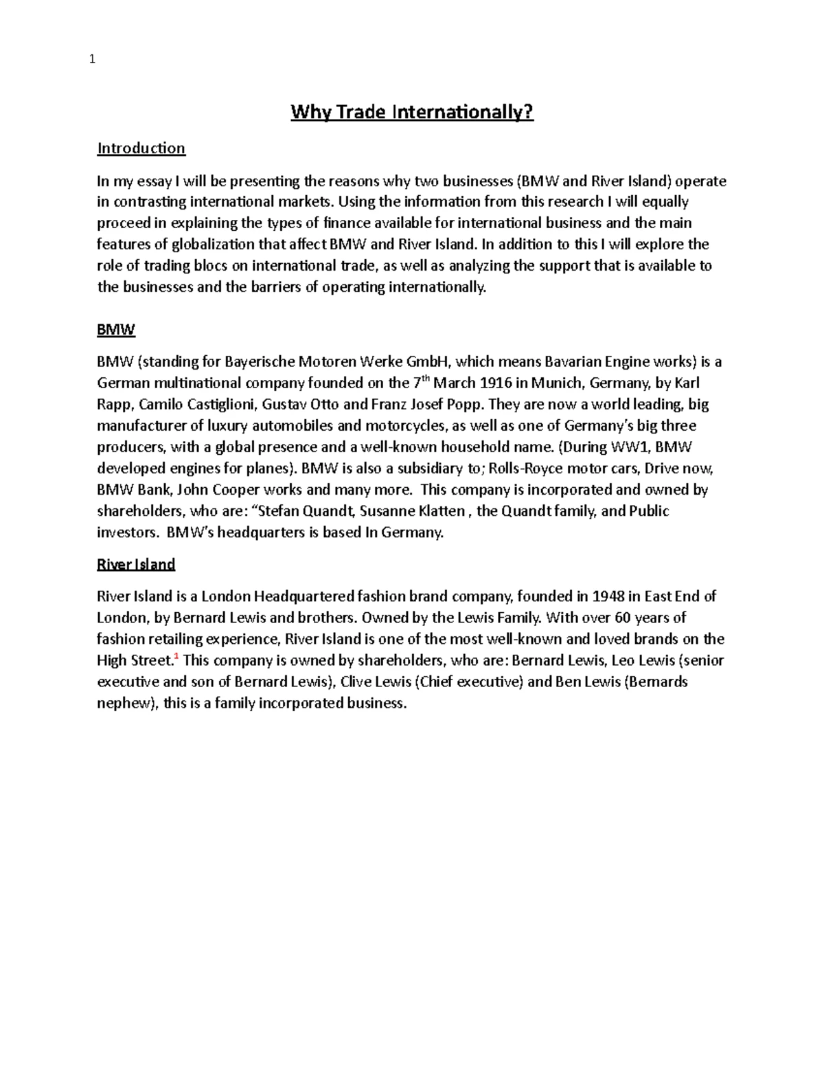 Unit 5 Assignment 2 Btec Business Coursework Assignment 2 External Influences And Cultural