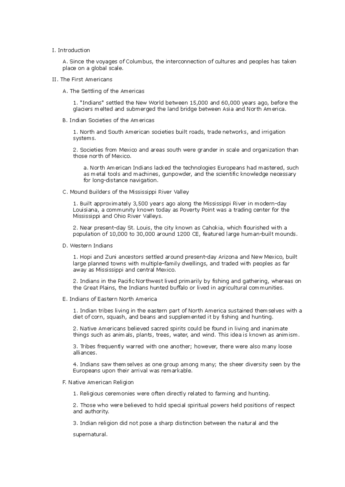 Summary of Chapter 1 - Give Me Liberty! (U.S. History) - Studocu