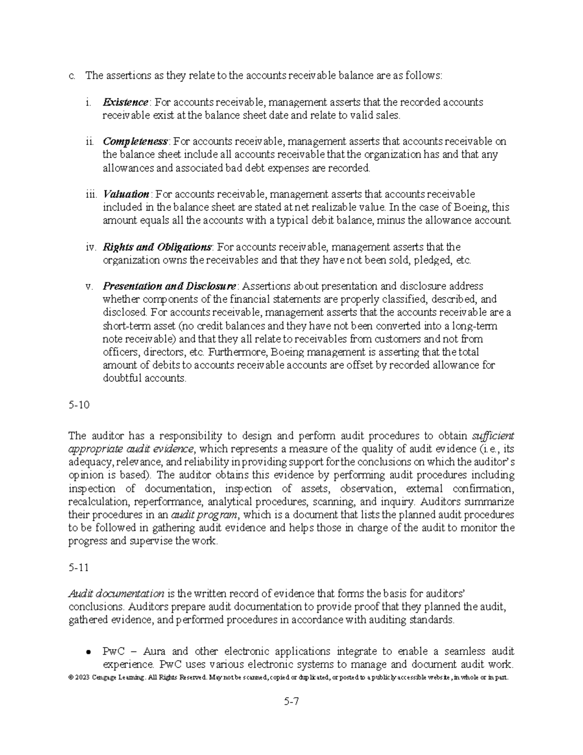 Auditing Accounts Receivable Assertions - ACCT 20240711101749 - Studocu
