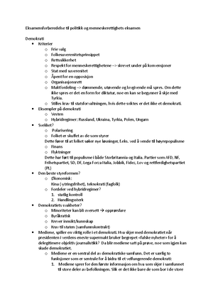 Norges parlamentarisme - Norges parlamentarisme Forholdet mellom ...