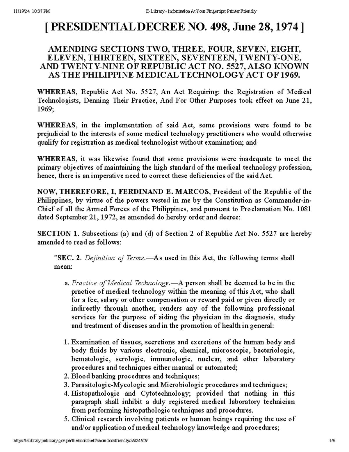 2.2 PD 498 - Gooo - [ PRESIDENTIAL DECREE NO. 498, June 28, 1974 ...