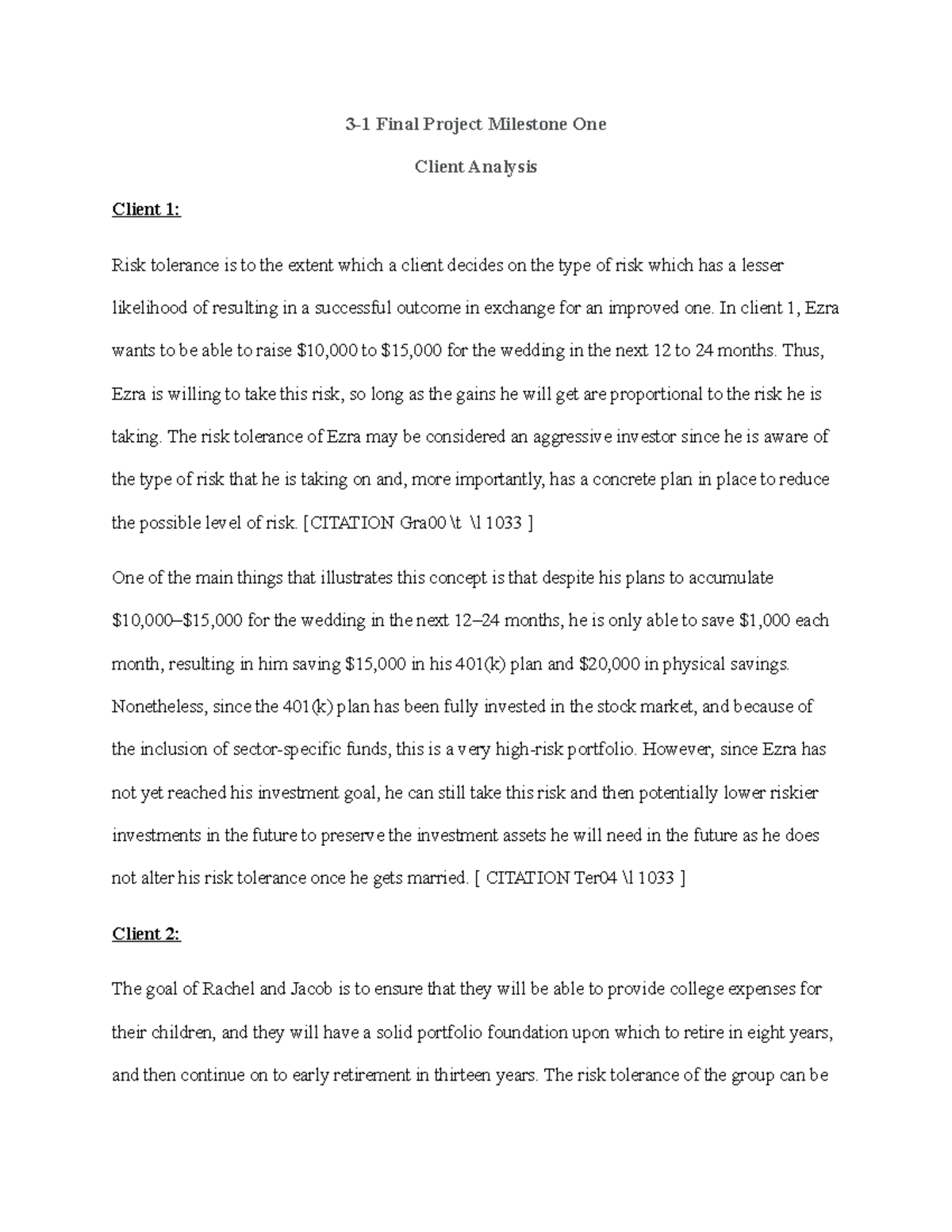 3-1 Final Project Milestone One - 3-1 Final Project Milestone One ...