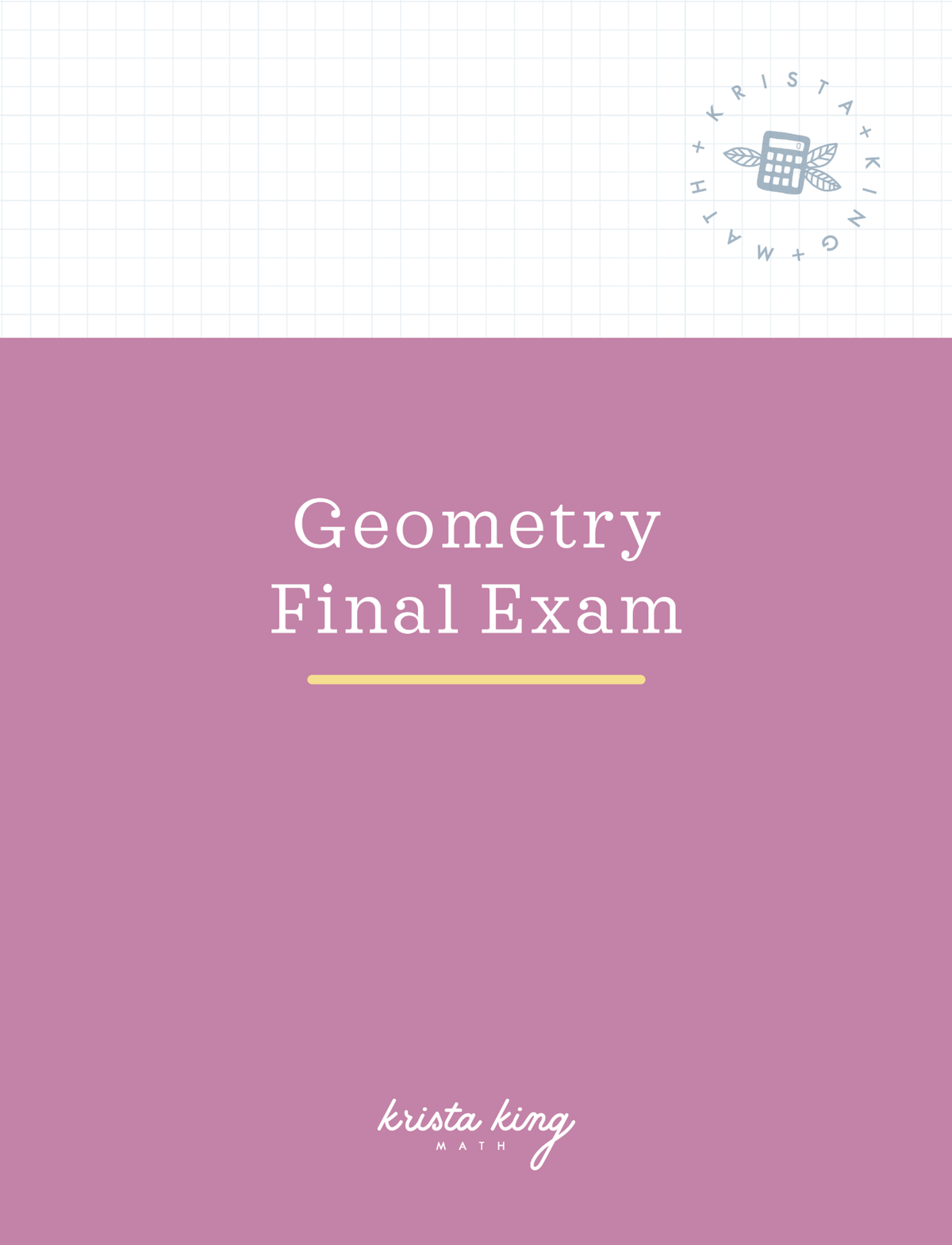 Geometry 101 Final Exam Review: Comprehensive Overview - Studocu