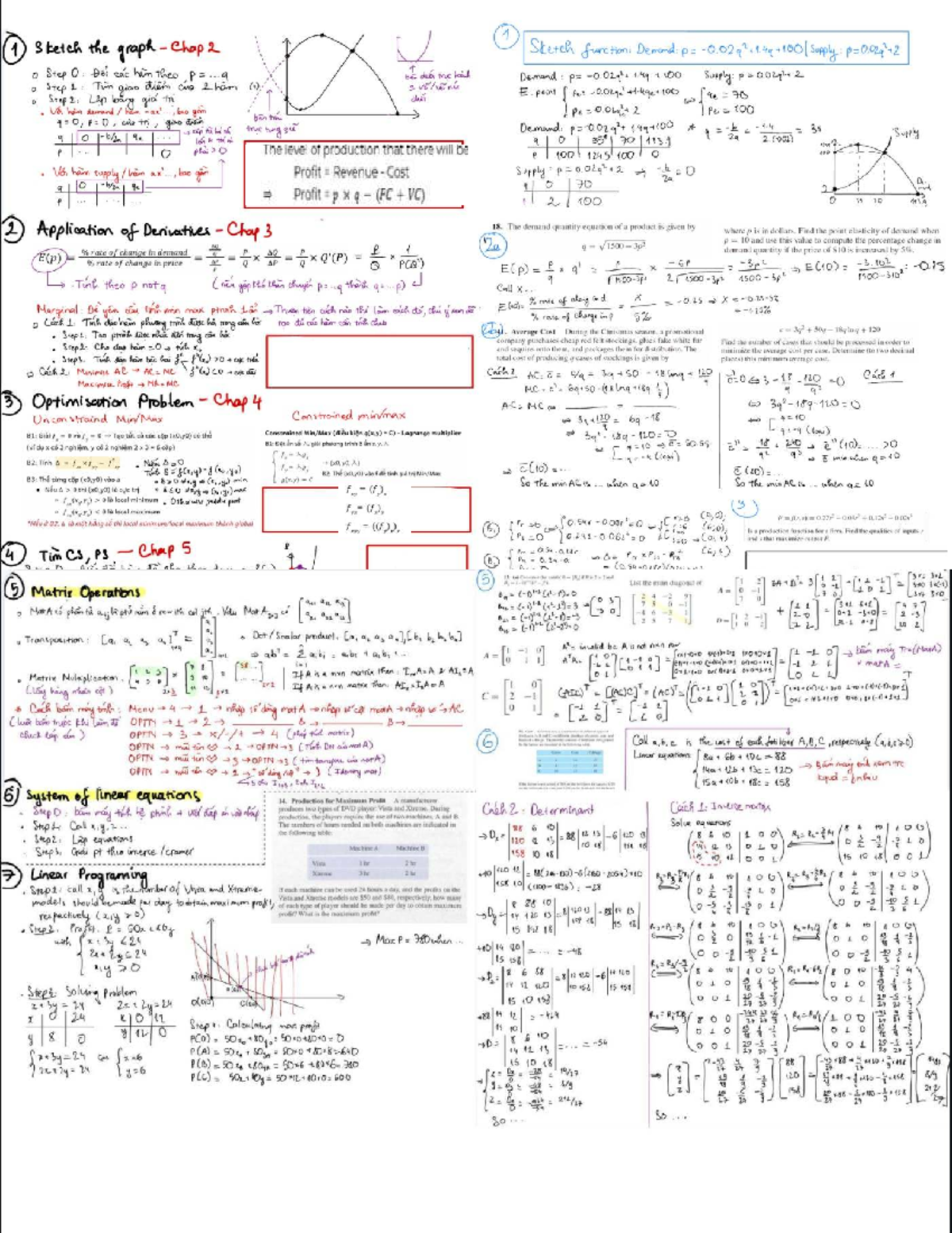 Maximizing Profit in Production: Case Study for Course MB - Studocu