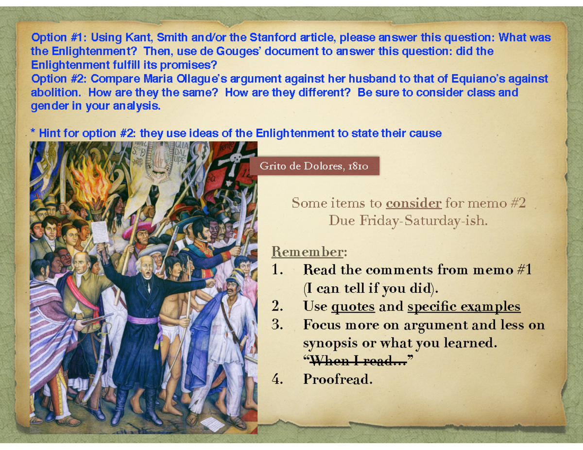 ENGL 101: Exploring the Enlightenment – Key Ideas and Debates - Some ...