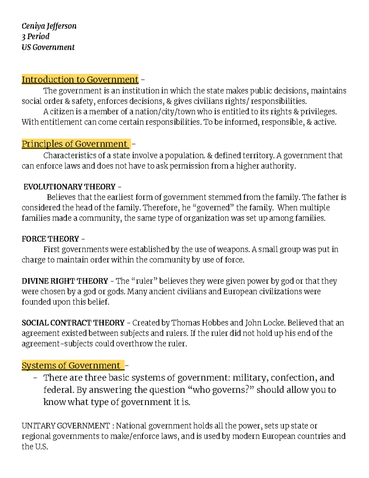 Inherent Powers Examples Us Government