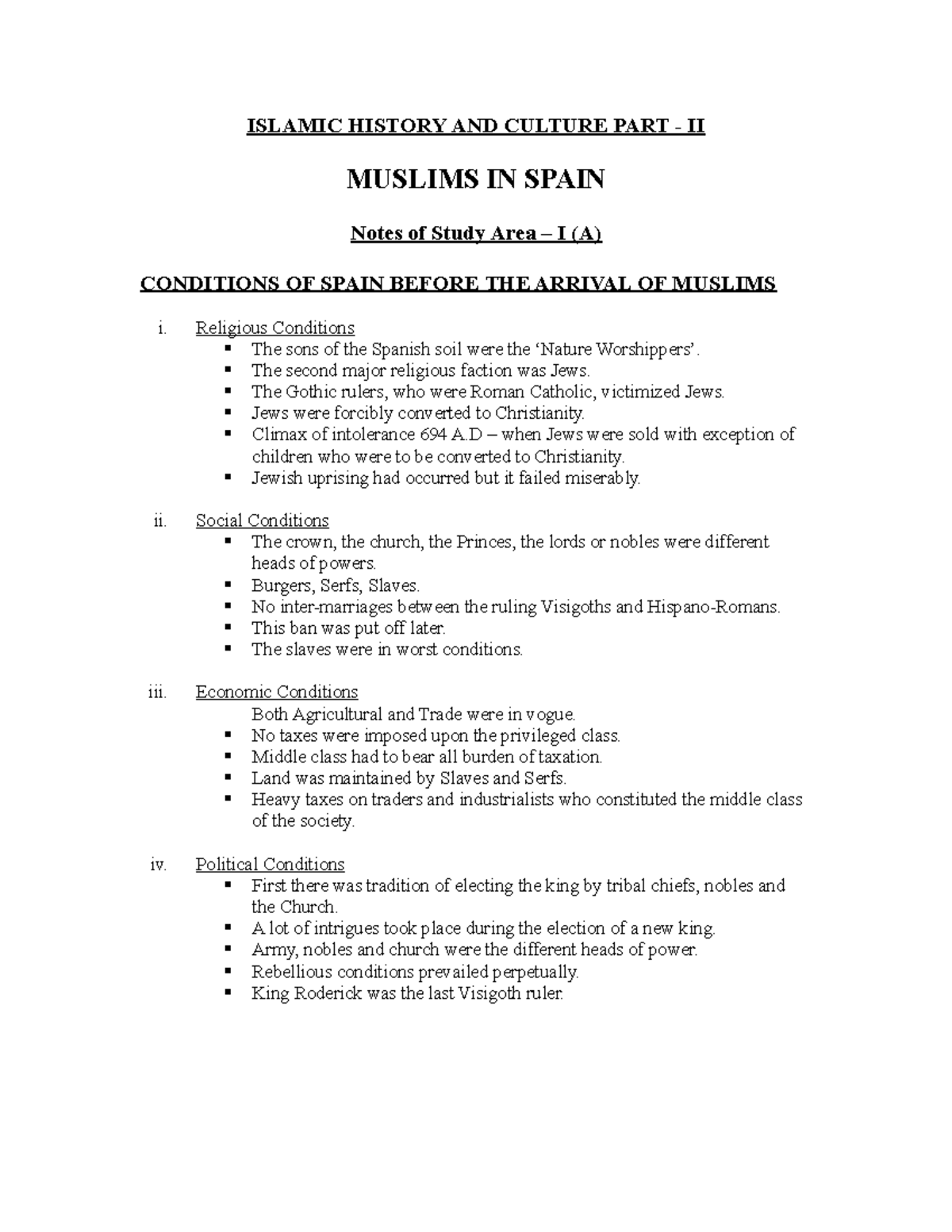 Islamic History from Spain to modern Islamic history - ISLAMIC HISTORY ...