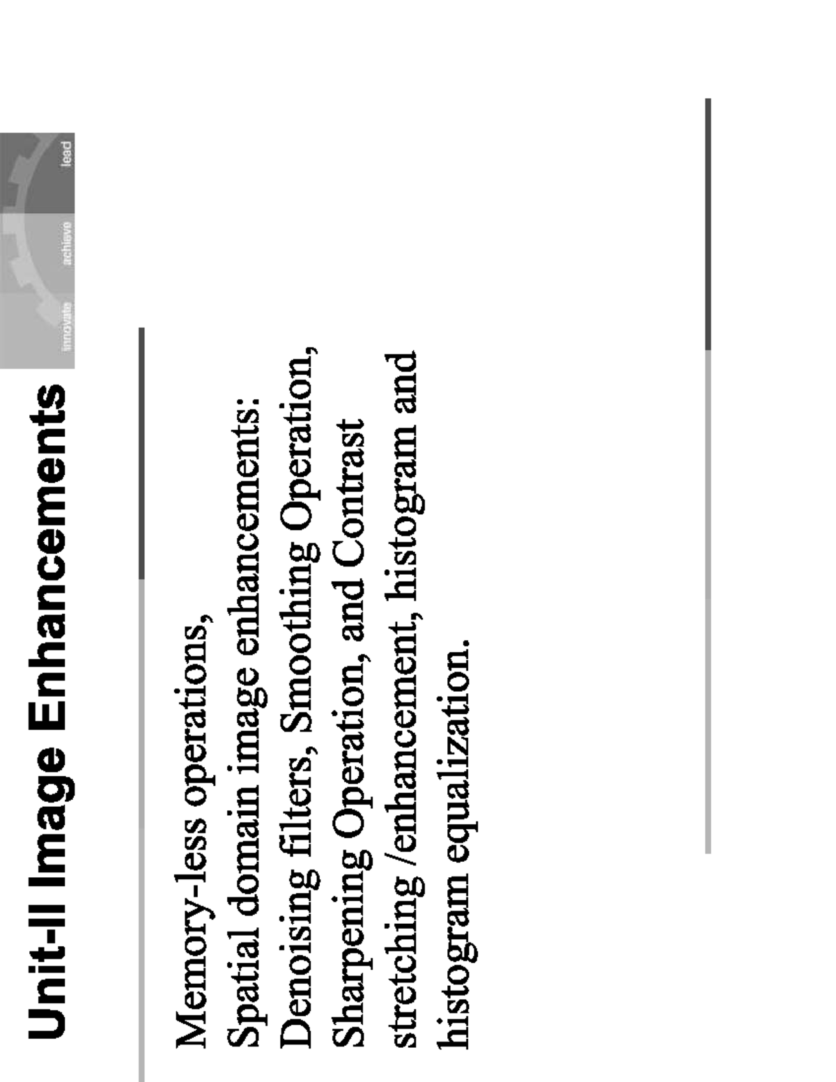 Enhcem 1 - image enhancement presentation - Image Enhancements innovate ...