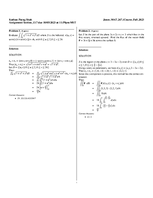 MAT 267: Calculus III Test 1 Review Notes - MAT 267: Calculus III For ...