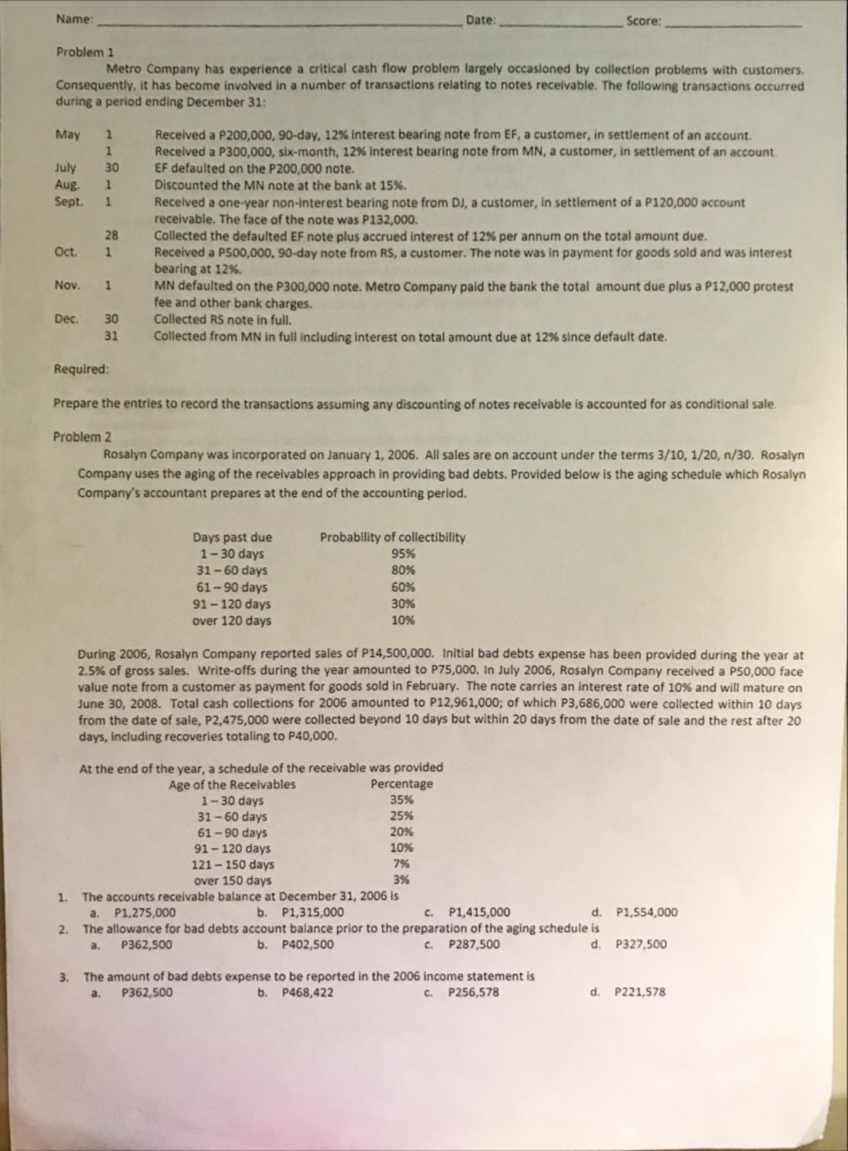 Quiz 2 - Quiz - Fundamentals Of Accounting - Studocu