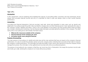 Unit 21 Assignment 2 Business - Unit 21: Training and Development ...