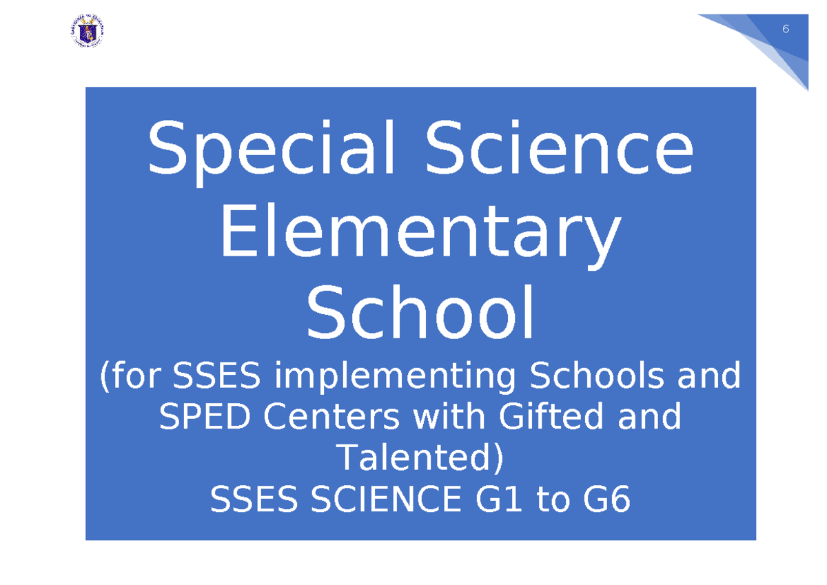 SSES-MELC Science G1-G6 Comprehensive Learning Guide - Studocu
