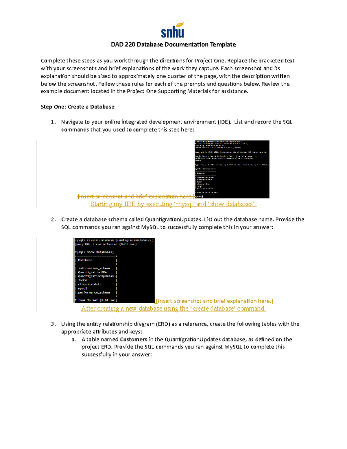 Toupload Dad 220 Module 6 Project 1 Database Documentation Dad 220 Database Documentation
