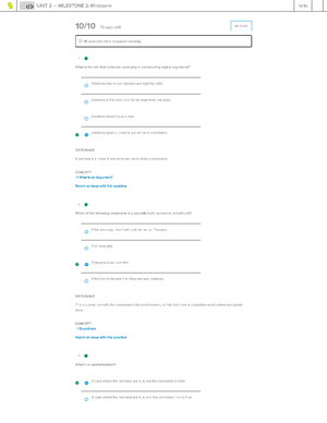 Enviromental Science UNIT 3 Milestone 3 - UNIT 3 MILESTONE 3 5 RETAKE ...