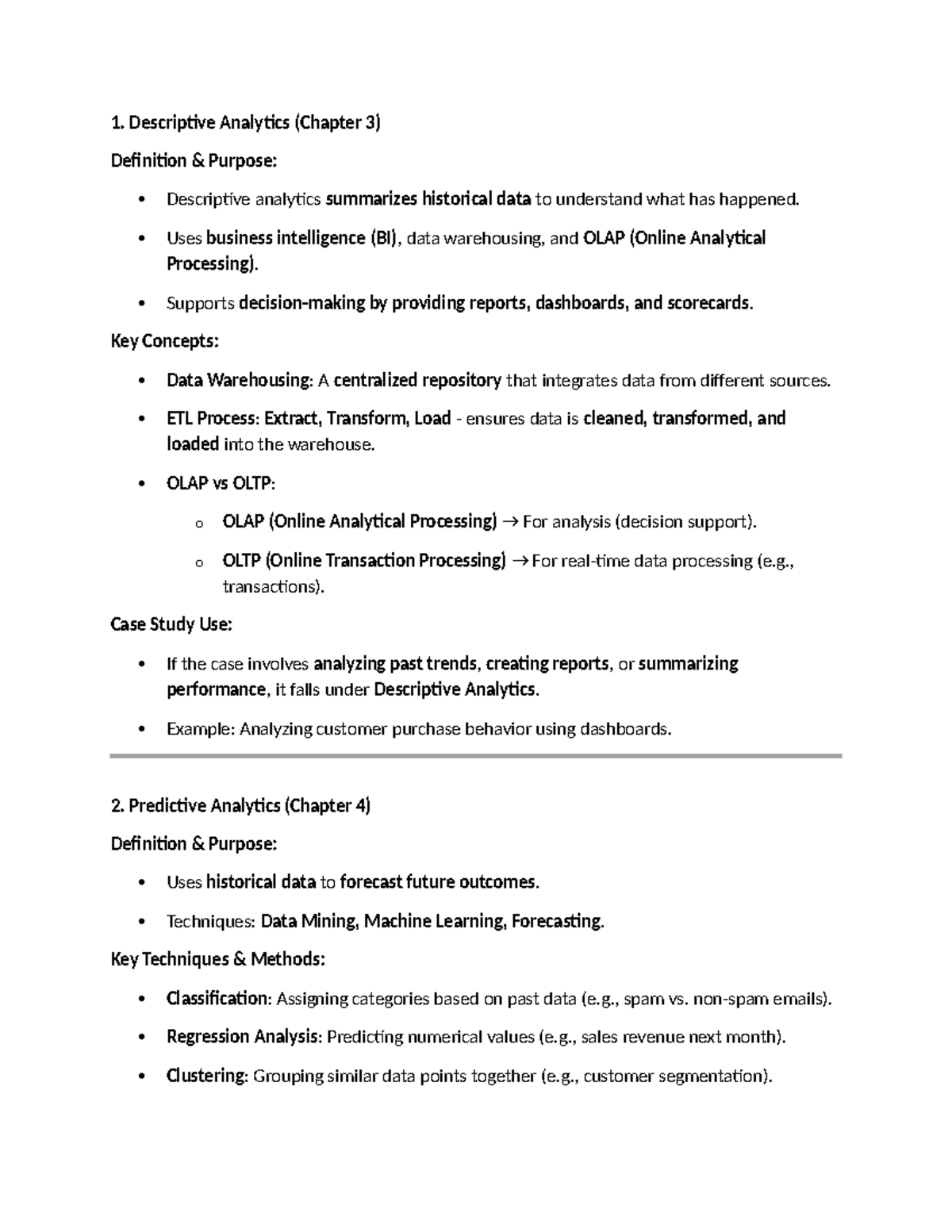 BI 101: Descriptive, Predictive, and Prescriptive Analytics Overview ...