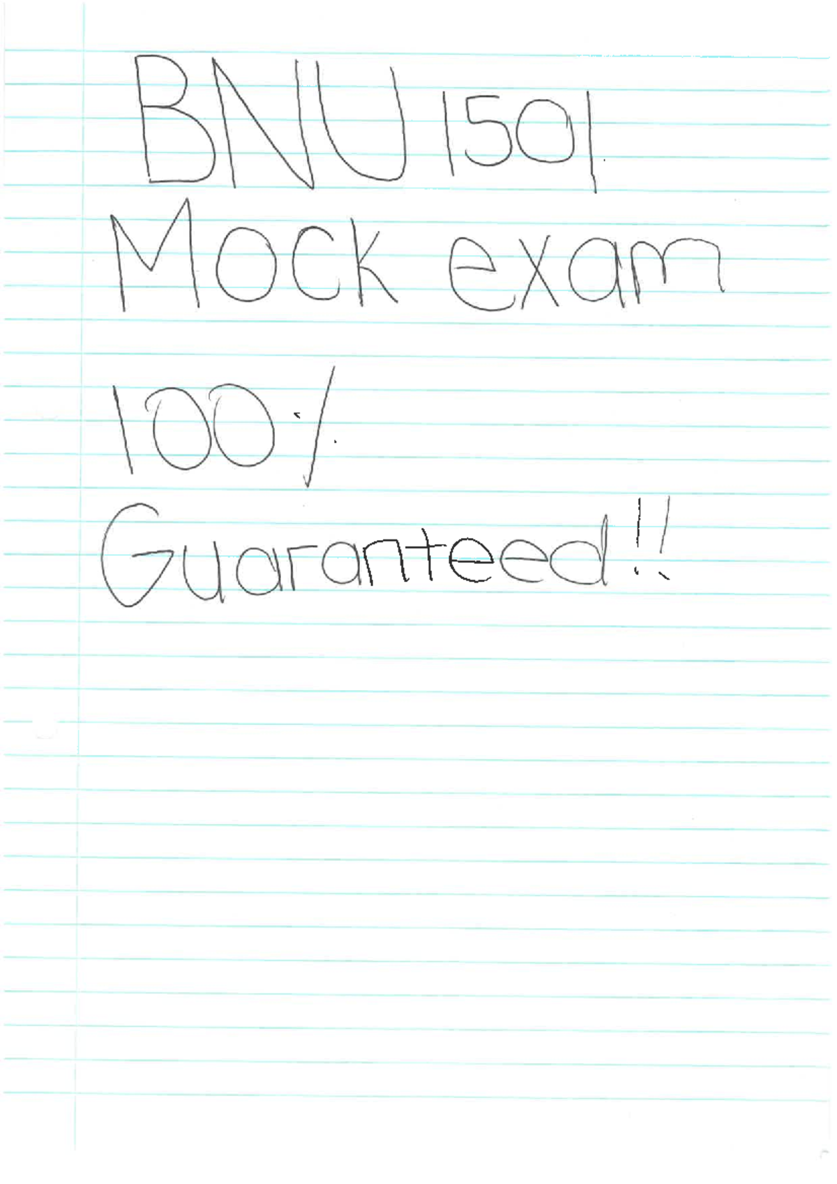 BNU1501 - Assessment 5 Mock Exam Review and Solutions - Studocu