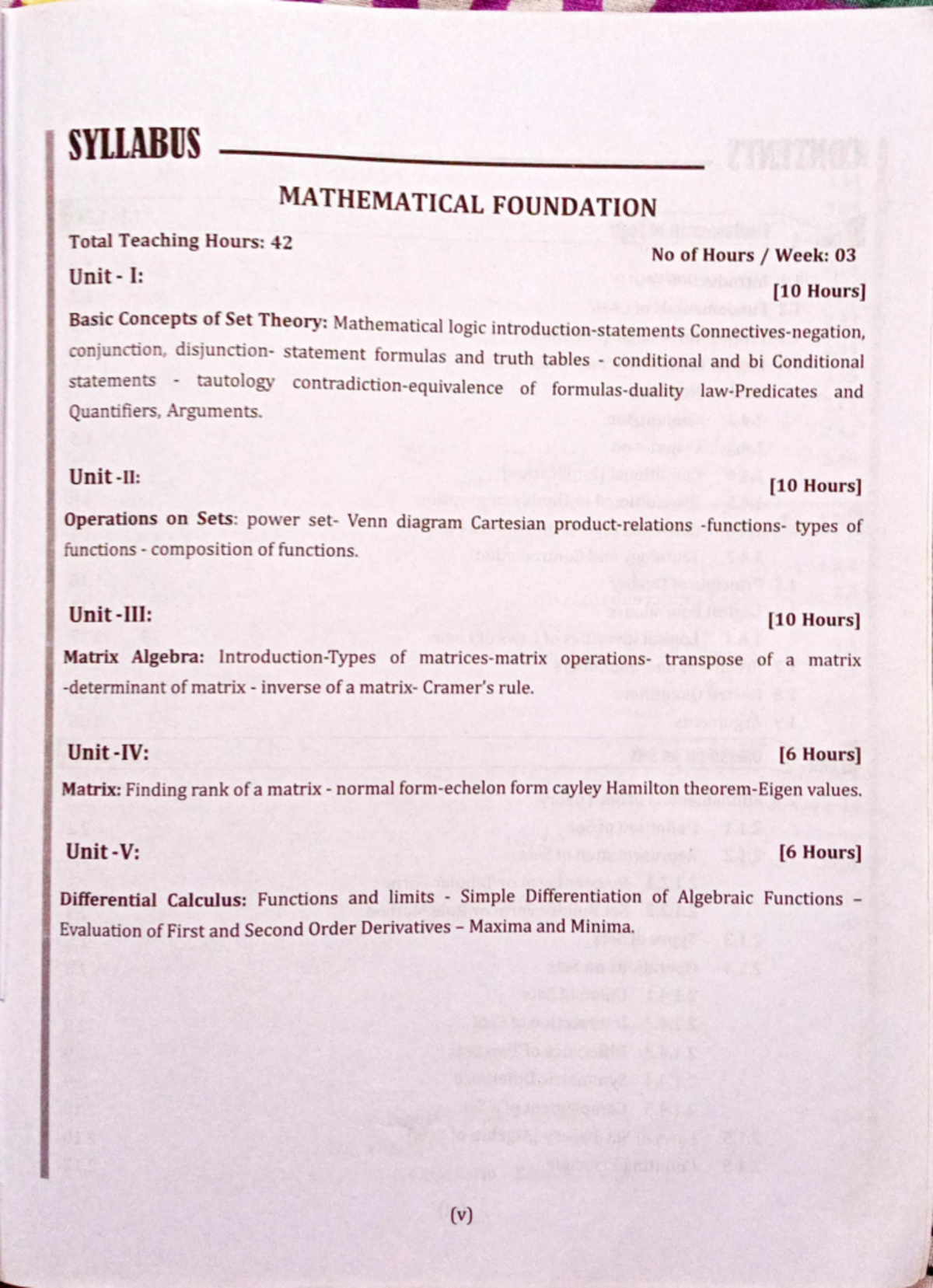 Mathematical Foundation - Bachelor of computer applications - Studocu
