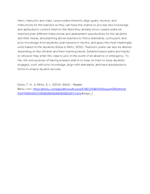 [Solved] When designing a lesson that uses technology as part of the ...