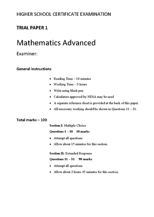 Maths ext 1 2 formula sheet - – 1 – NSW Education Standards Authority ...