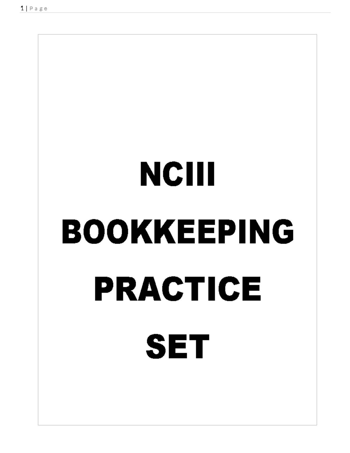 468170010 NC3 Bookeeping Practice Set Answer Blank Form pdf 1 - NCIII ...