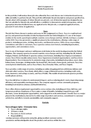 Unit 8 Recruitment and Selection Assignment 2 Distinction - Assignment ...