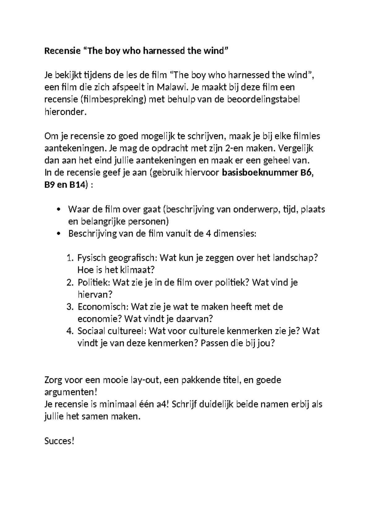 Recensie: “The Boy Who Harnessed the Wind” - Filmbeoordeling en Analyse ...