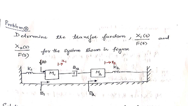 Transfer Function Analysis for Mechanical Systems - BEC403 - Studocu