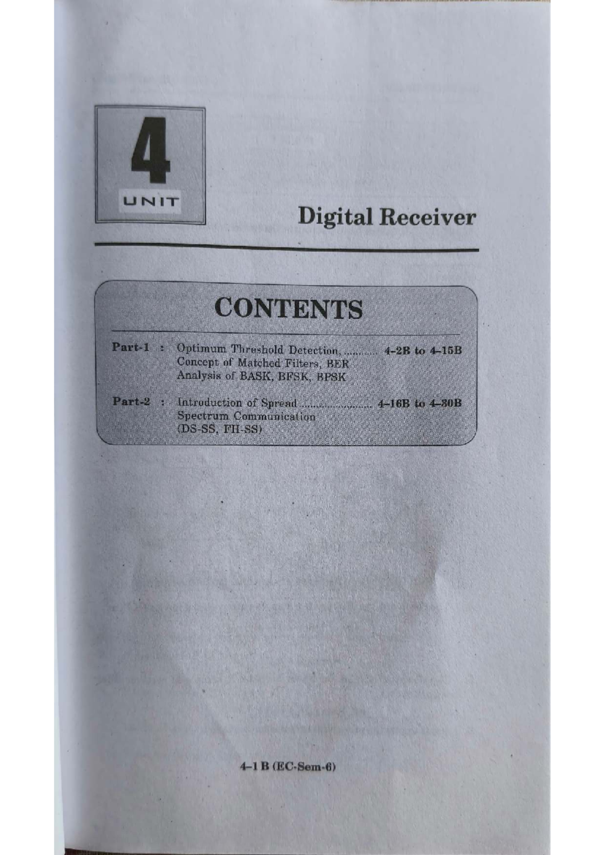 Unit 4 DC - Quantum Notes: Digital Receiver Techniques and Analysis ...