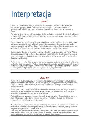 Lalka - Notatki do lektury Bolesława Prusa - Studocu