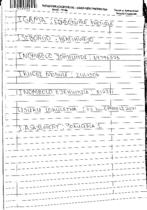 [Solved] 118 Izivumelwano zenhloko nezivumelwano zikamenziwa ...