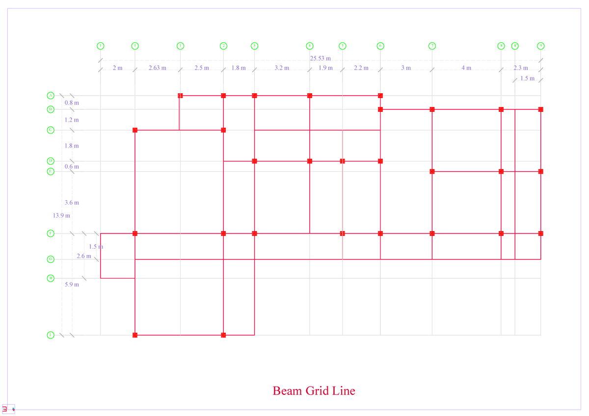 6. Beam Grid Line Layout Plan for Structural Drawings - Studocu