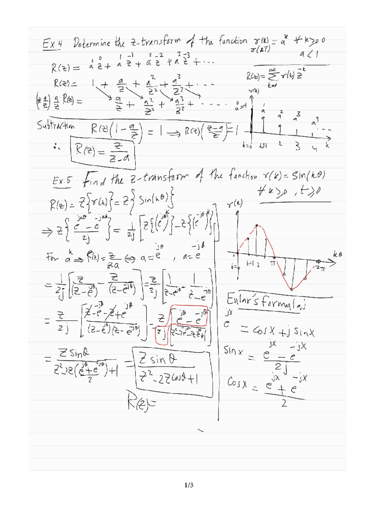 Digital Systems - Wk7: Functions and Ramp/Exponential Analysis - Studocu