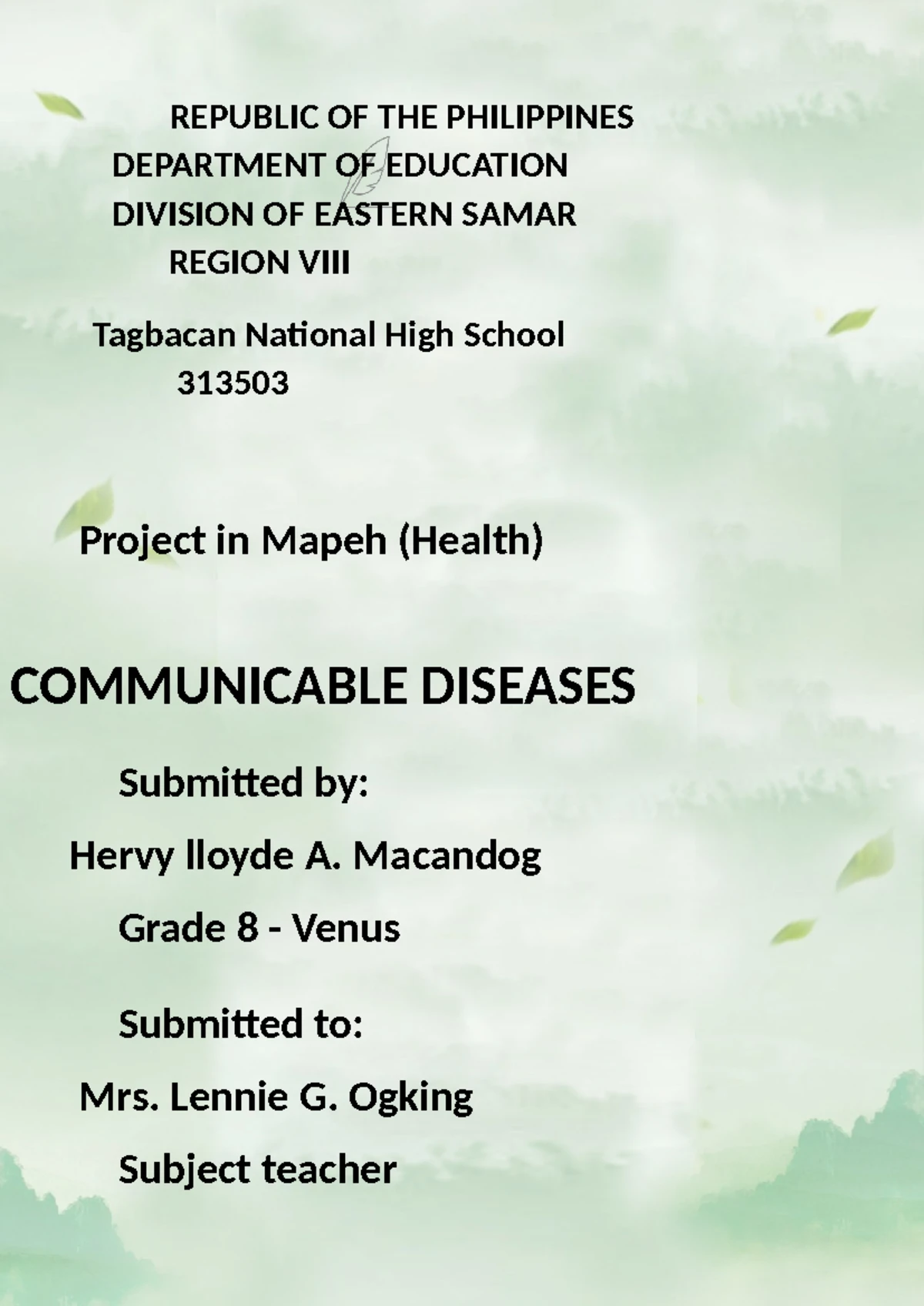 Comprehensive Barangay Juvenile Intervention Program FY 2023-2025 - Studocu