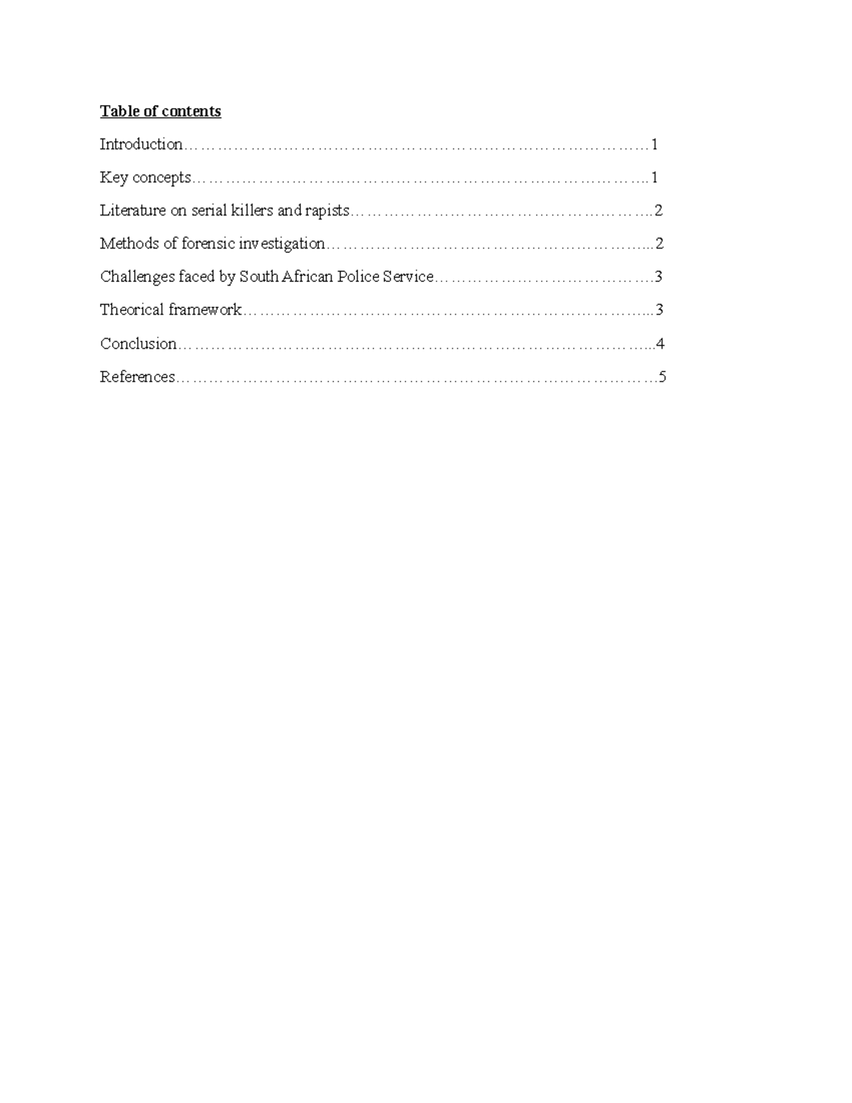 Criminology Assignment: Forensic Methods & Challenges in SAPS - Studocu