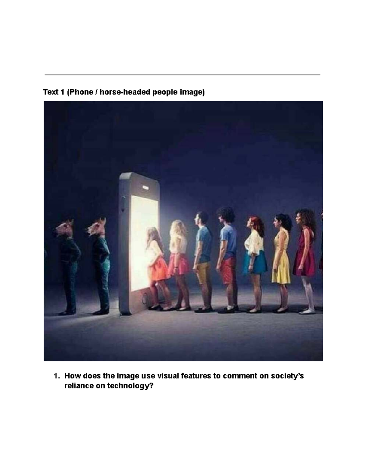 Unseen Practice Notes: Visual Analysis & Literary Techniques - Studocu