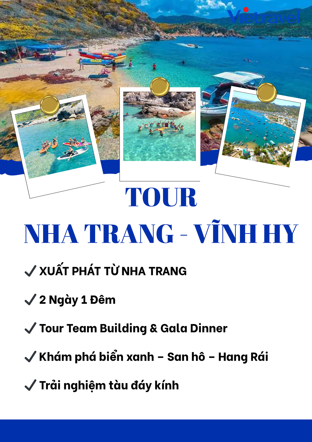 CT NHA TRANG - VĨNH HY 2 NGÀY 1 ĐÊM: TOUR TEAM BUILDING & GALA DINNER ...