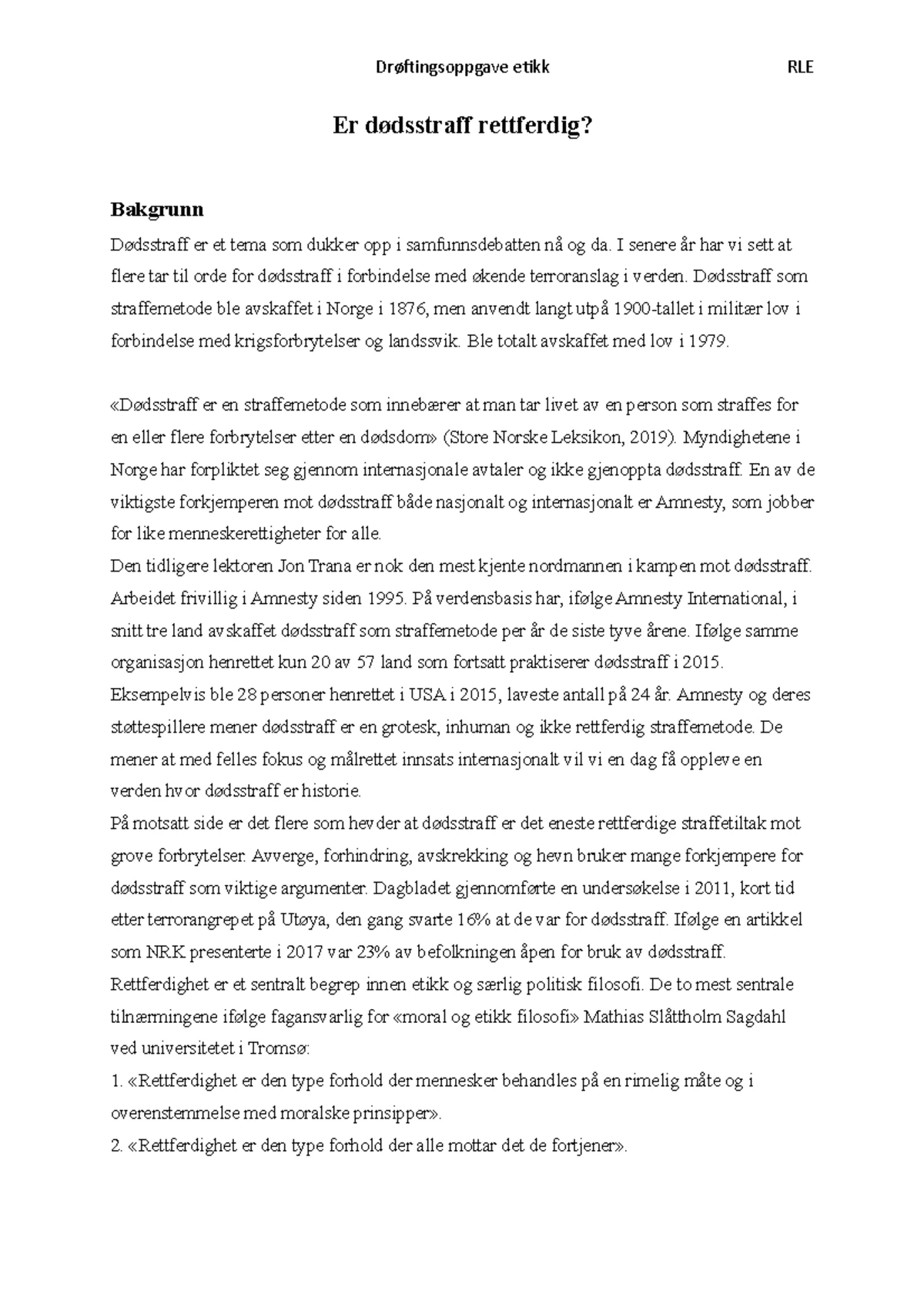 Retorisk Analyse av Tekst: Disposisjon og Elementer - Studocu