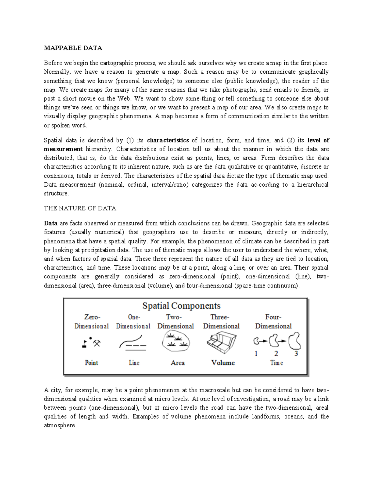 Data Types and Transformations in Geographic Information Systems (GIS ...