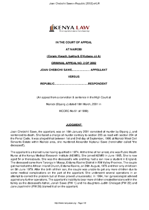 Penal Code cap 63 - LAWS OF KENYA The Penal Code Chapter 63 Revised ...