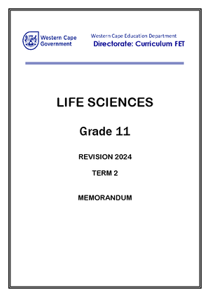 2025 LFSC GR 10 EXAM Guidelines Final - LIFE SCIENCES EXAMINATION ...