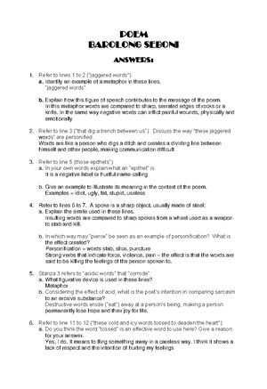 [Solved] In the poem Motho Ke Motho Ka Batho Babang A person is a ...