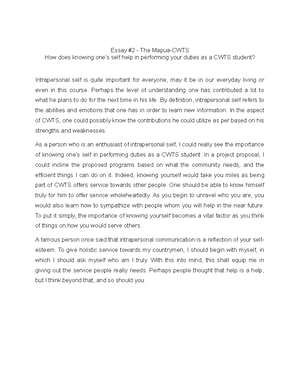 Case Analysis - SWOT Analysis - Barangay Luningning - TOOLS FOR ...