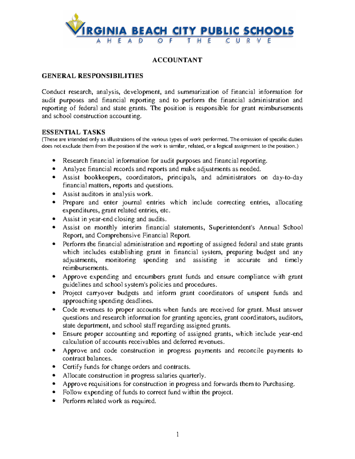 Accountant Responsibilities and Skills Overview for Financial Reporting ...