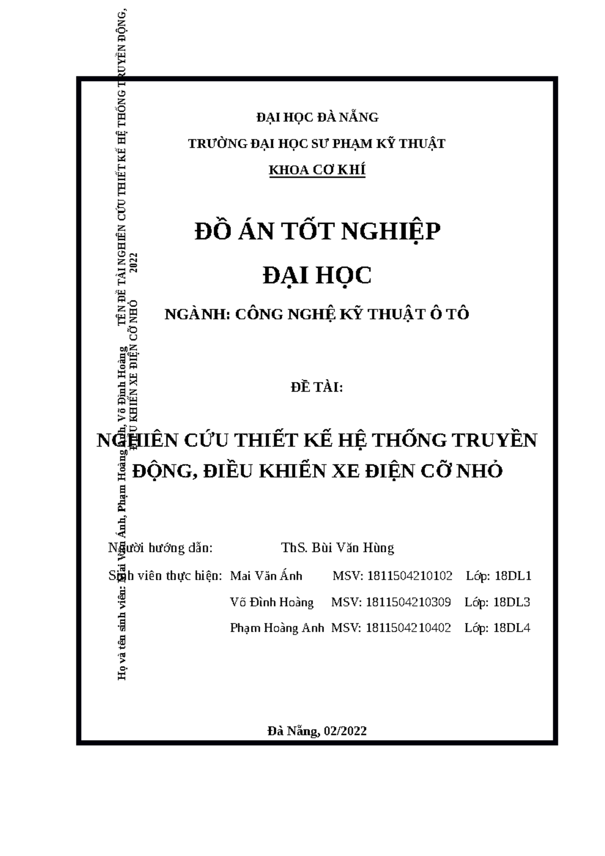 [123doc] - do-an-tot-nghiep-nghien-cuu-thiet-ke-he-thong-truyen-dong-dieu-khien-xe-dien-co-nho ...