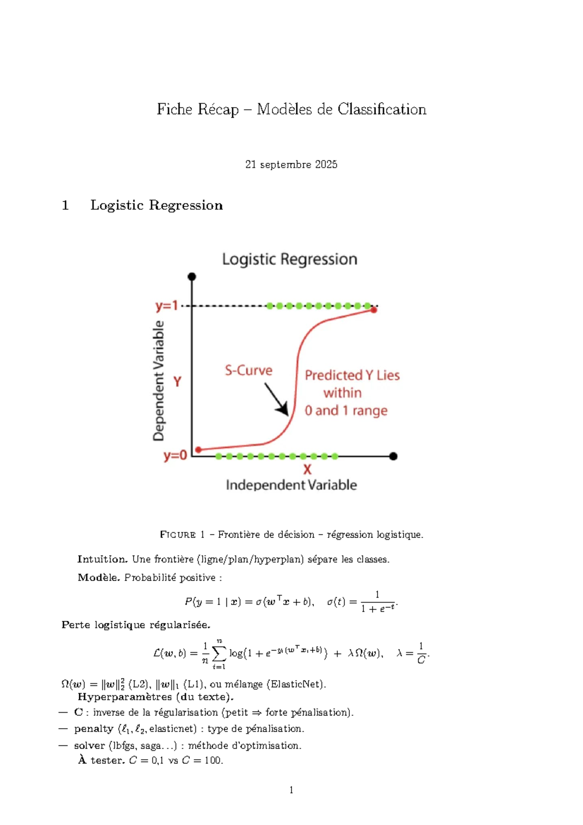 Logistic Regression & Decision Trees: Class Notes for POLY AI - Studocu