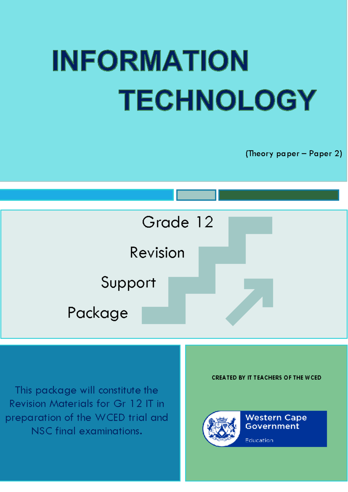 Grade 12 IT Theory Revision Materials for Term 3 2020 Exams - Studocu